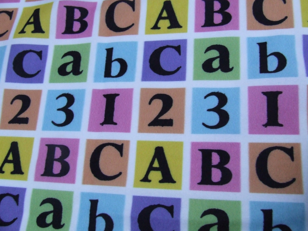 ABC and 123 Block | Three Bears Prints